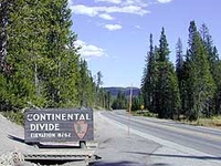 Mountain Passes in Yellowstone National Park, United States