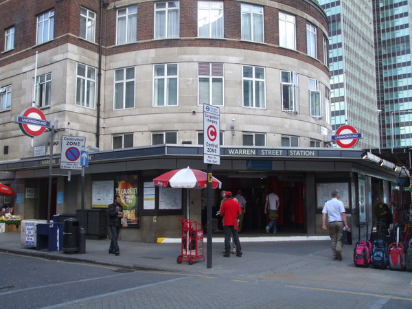 Warren Street Tube Station, London, England Tourist Information